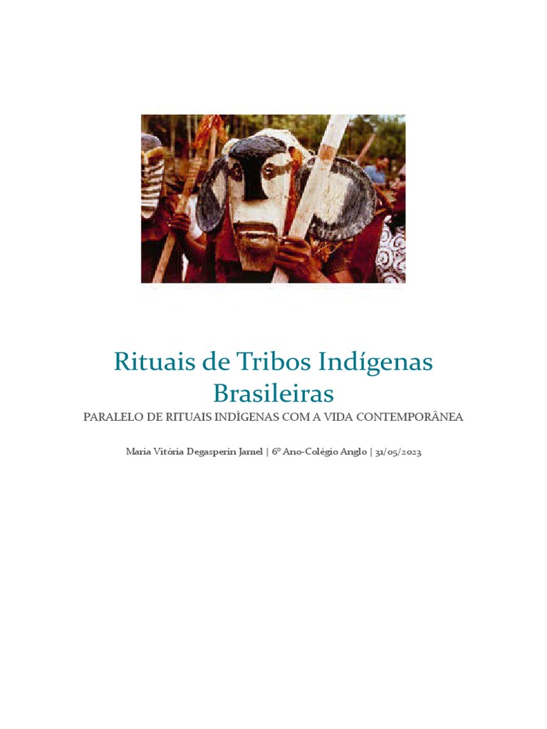 Rituais de Tribos Indígenas Brasileiras | PDF