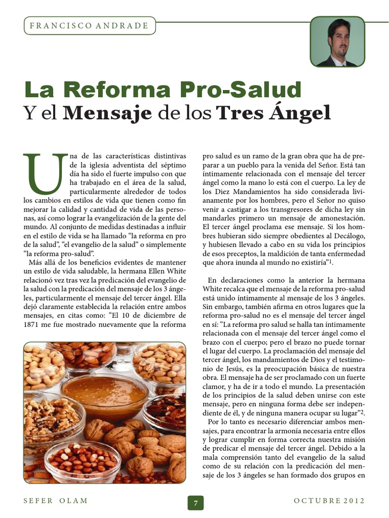 La Reforma Pro-Salud y El Mensaje de Los Tres Angeles | PDF