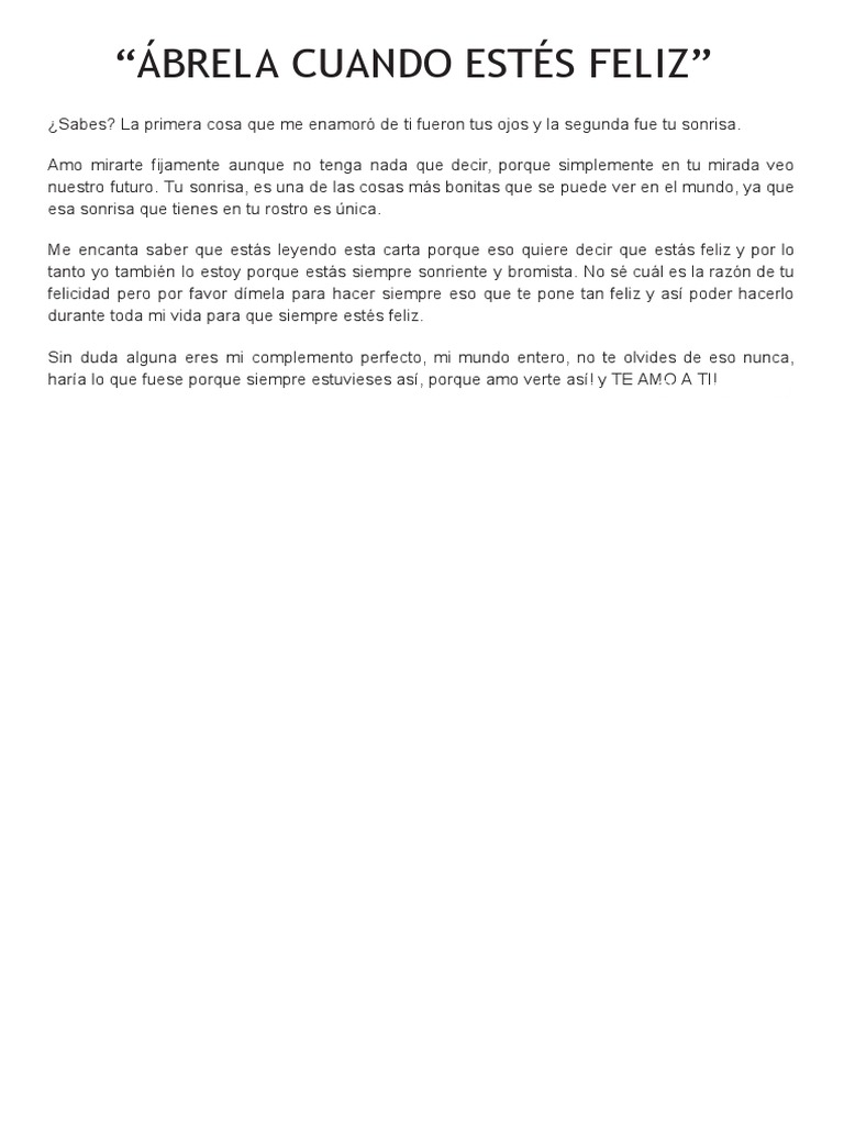 Abrelo Cuando (1) (1) - 1 | Descargar gratis PDF | Amor Abrelo Cuando (1) (1) - 1 | Descargar gratis PDF | Amor