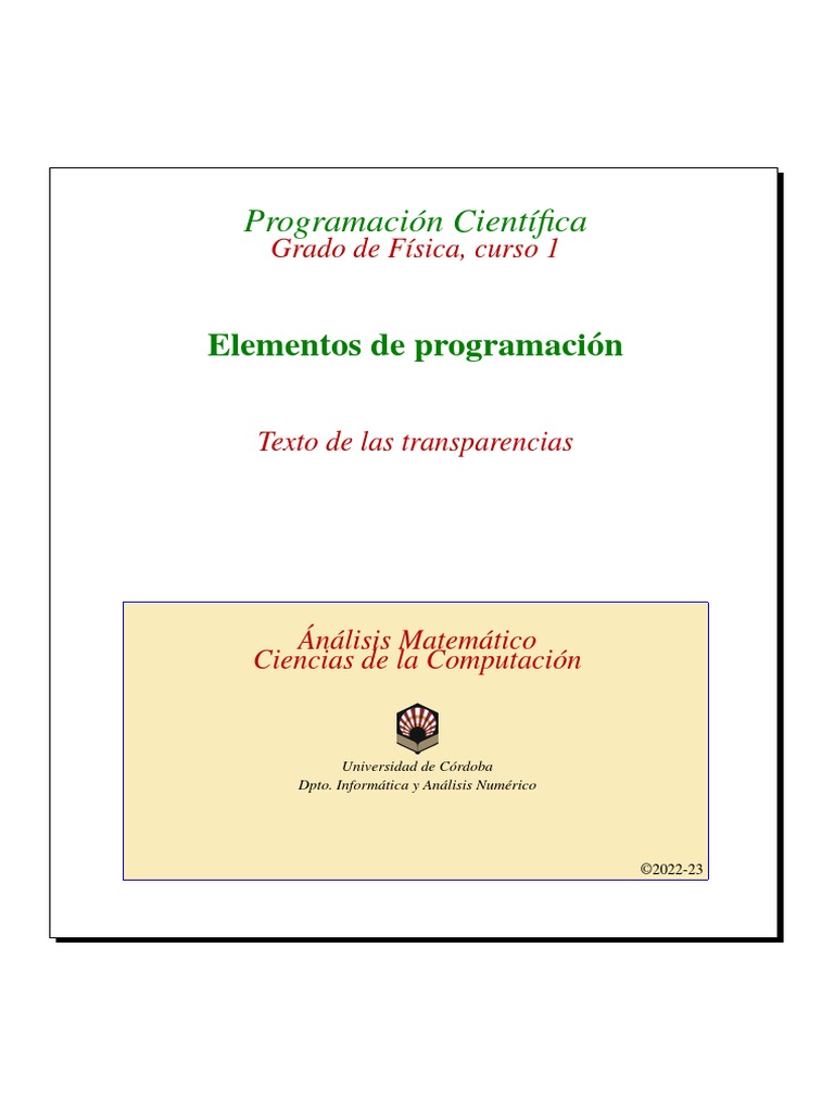 Tema3 Article 22 23 | PDF | Algoritmos | Lenguaje de programación