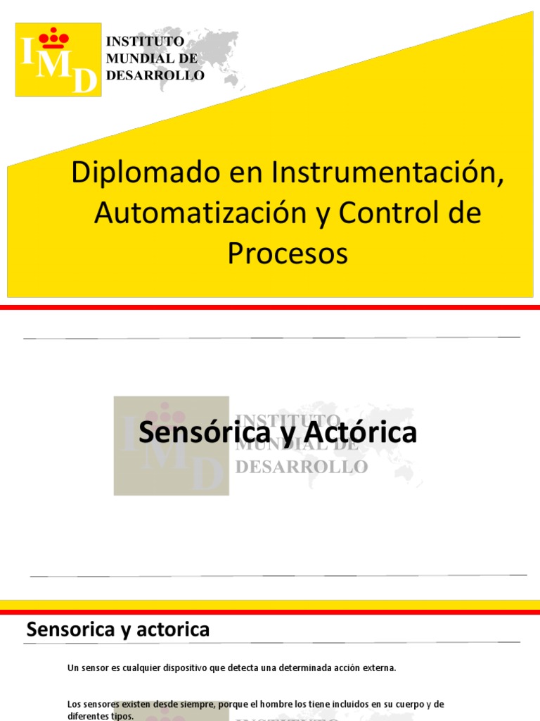 1 - Sensórica y Actórica | PDF | Dispositivo de carga acoplada ...
