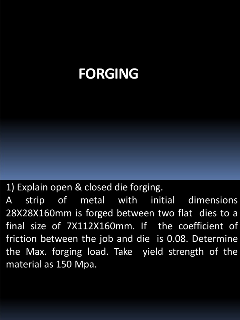 Forging | PDF | Home & Garden