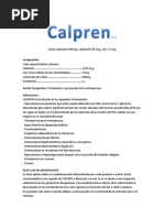 Ficha Farmacologica Calcitriol | PDF | Calcio | Medicamentos con receta