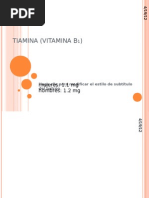 Uso y beneficios de Rojamin 1000 | PDF | Vitamina B12 | Vitamina