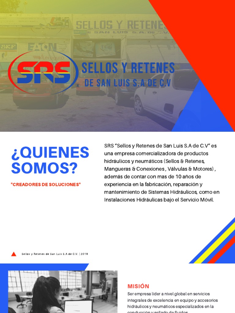 SRS Sellos y Retenes San Luis Potosi Presentacion | PDF | Calidad ...