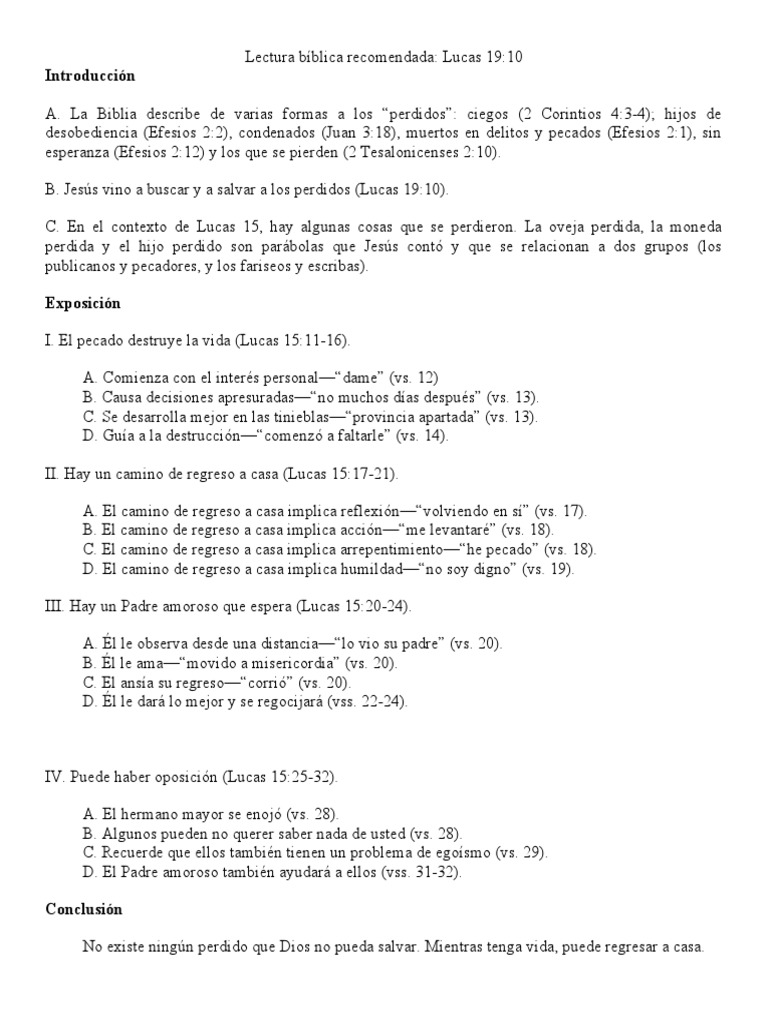 Bosquejo Hijo Prodigo | PDF