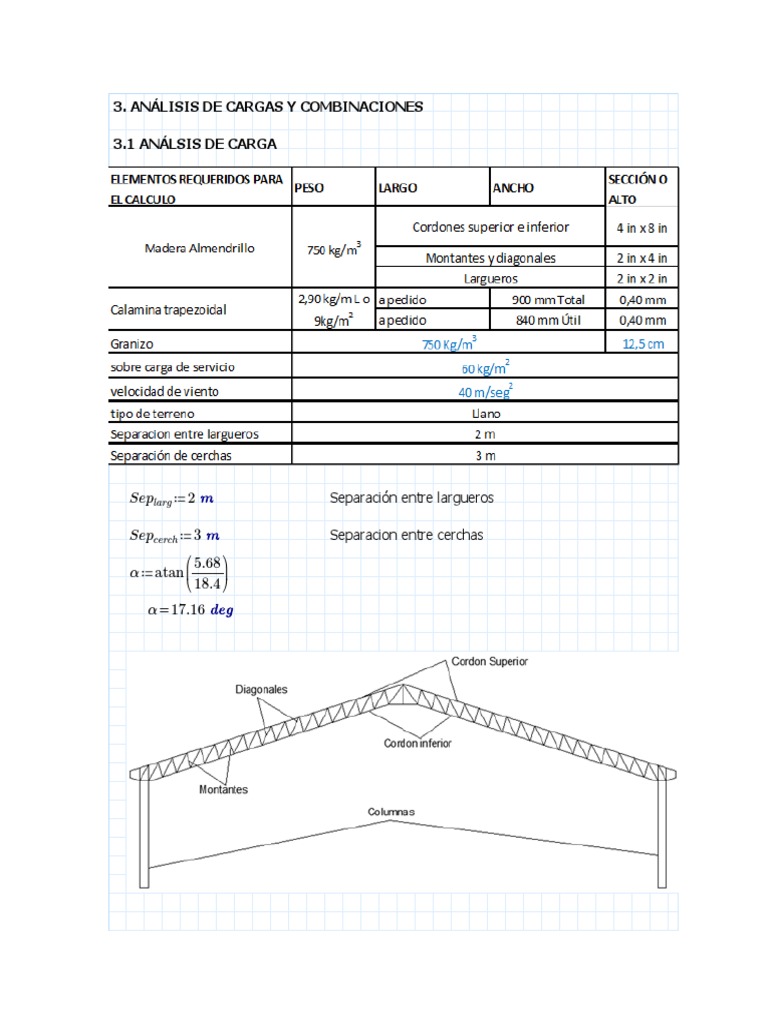 Analisis de Cargas y Combinaciones | PDF