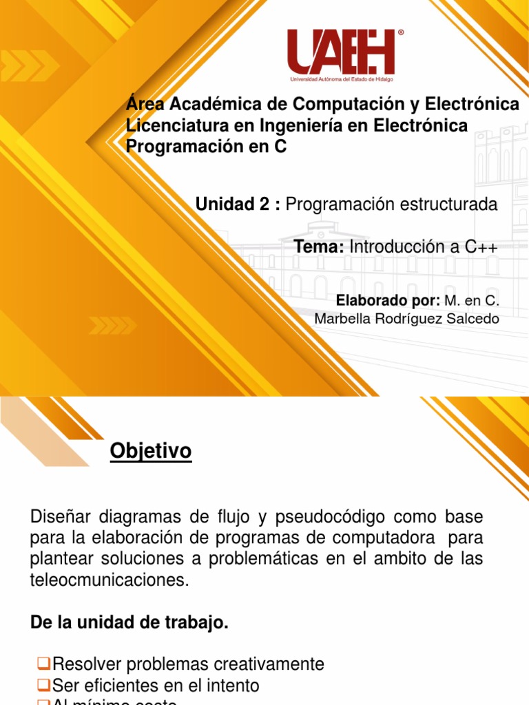 Presentacion Didactica Introduccion Al Lenguaje C++ | PDF | C ...