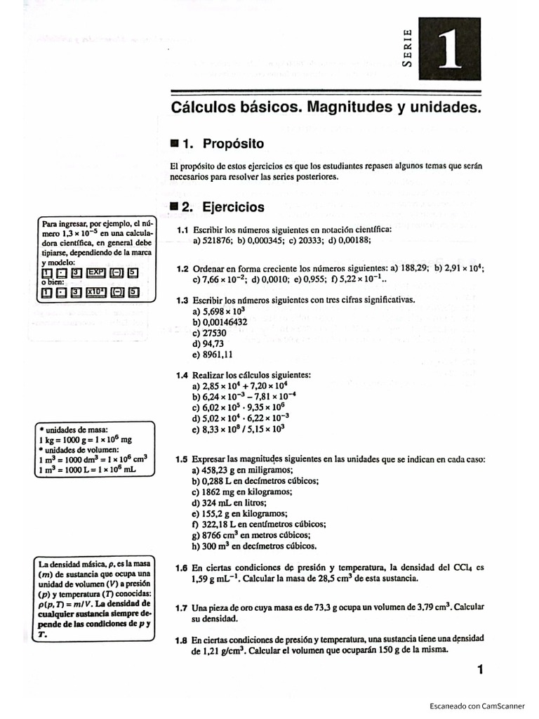 Guía 1 Y 2 De Química Pdf