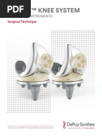 Surgical Technique Guide-ATTUNE Knee System INTUITION Instruments | PDF ...