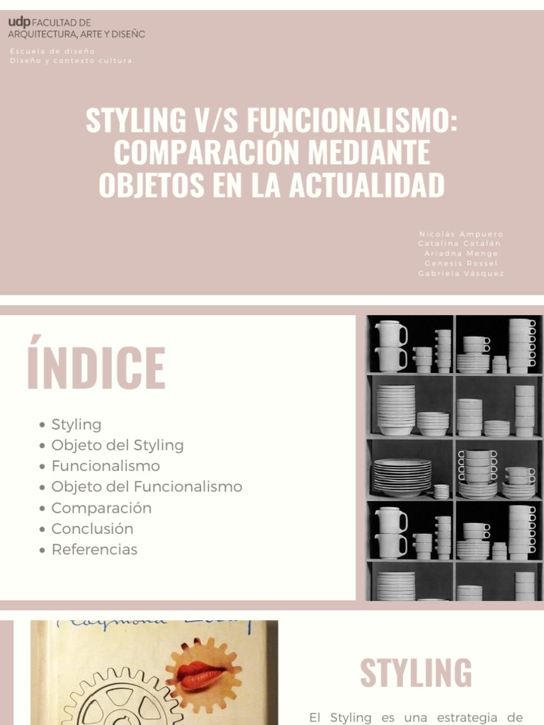Styling Vs Funcionalismo Comparación Mediante Objetos en La Actualidad ...