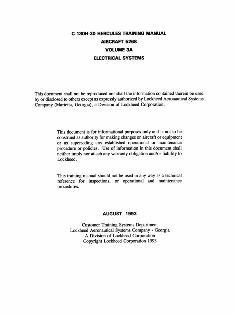 Vol. 3A Electrical Systems | PDF