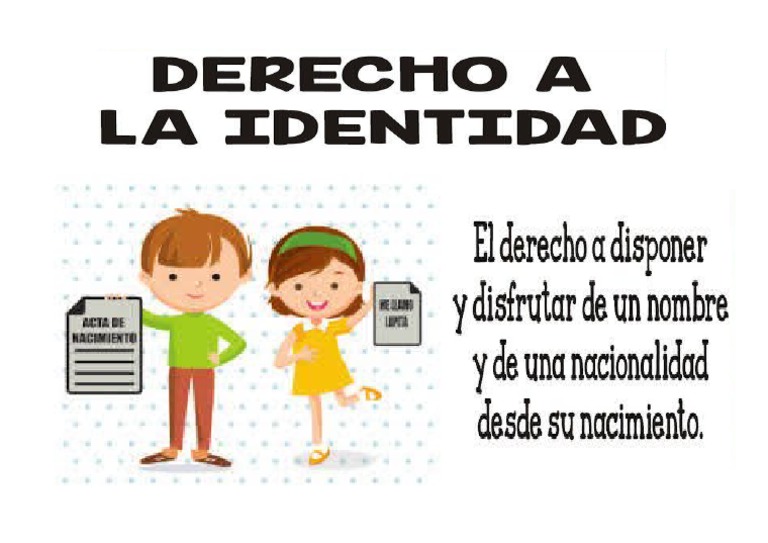 Derecho A La Identidad | PDF
