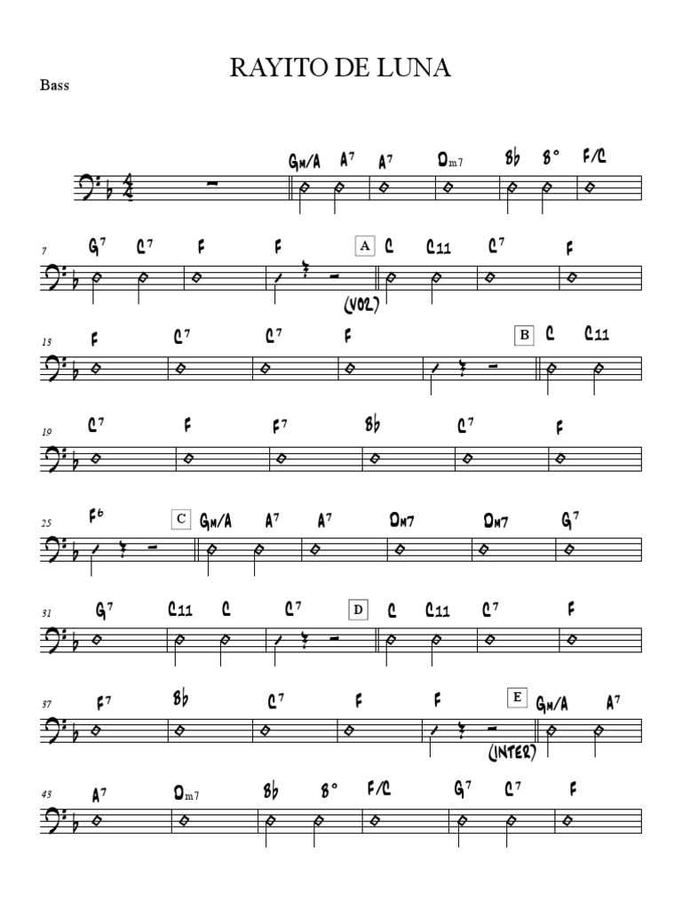 04 - Rayito de Luna - Bass (F) | PDF