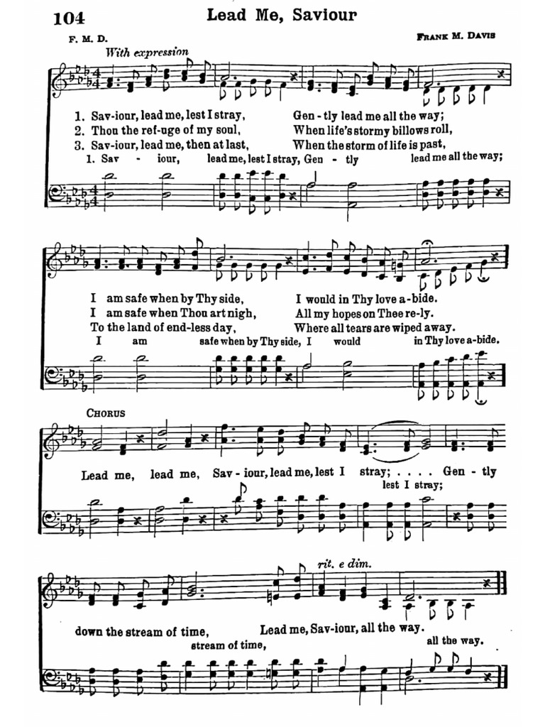 Lead Me Saviour E&Y | PDF