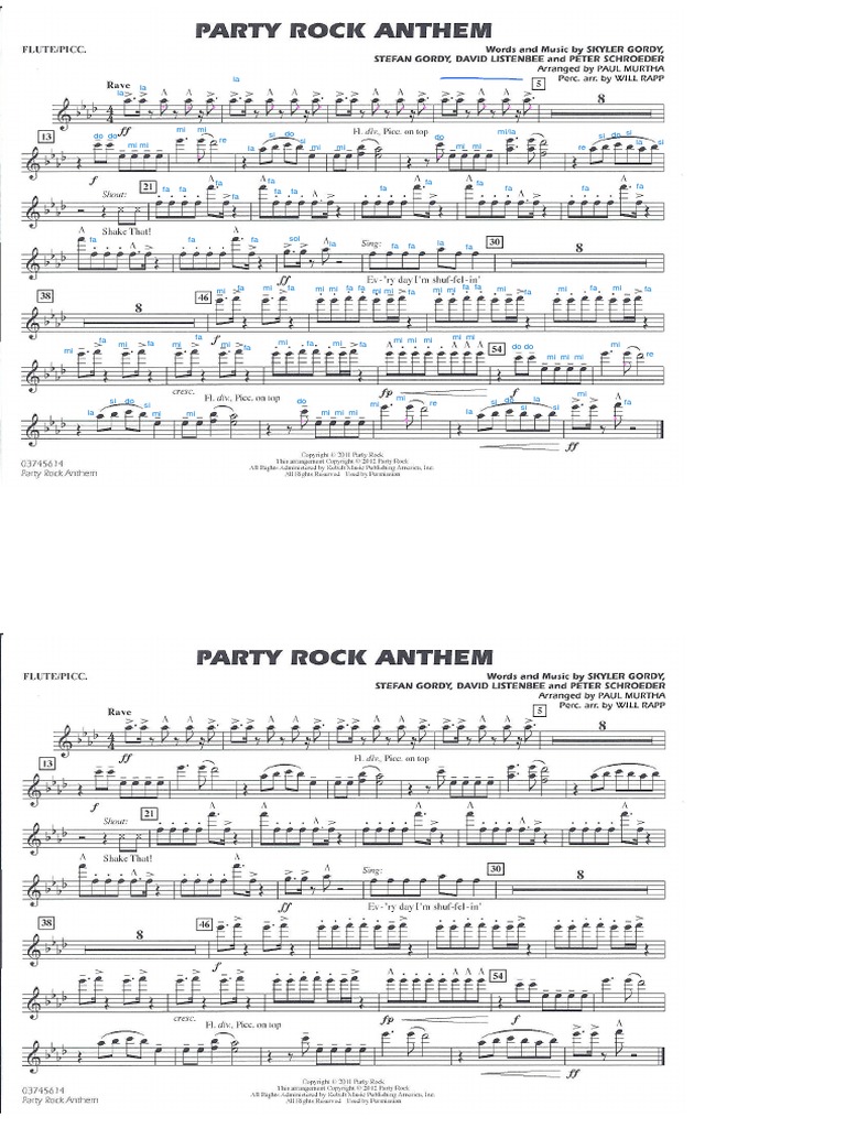 Party Rock Anthem | PDF
