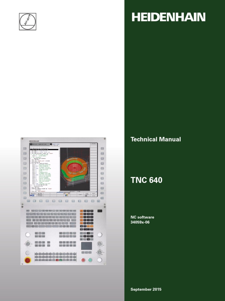 Manual Tecnico TNC640 - en - 09 - 2015 | PDF