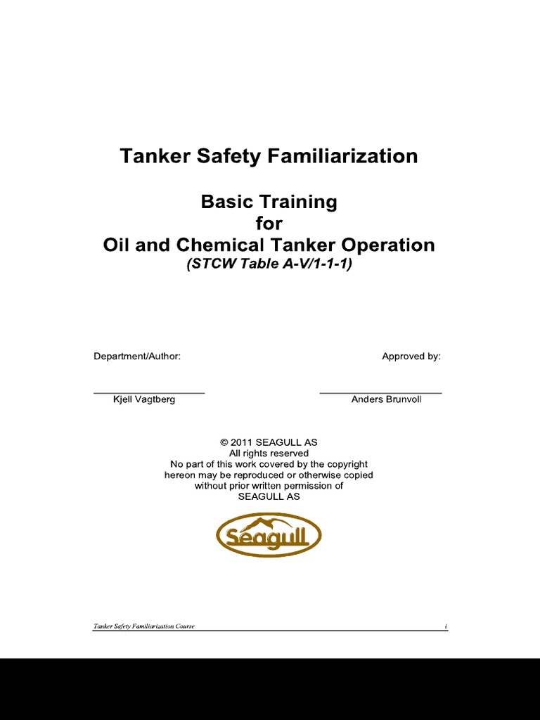 Oil Tanker Familiarization | PDF