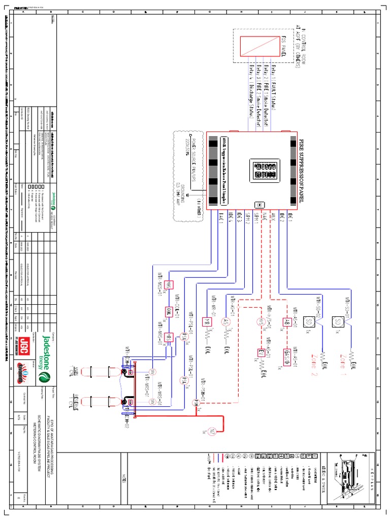 Single Line Diagram Fire Alarm System Area Metering Akatara Project-R3 ...
