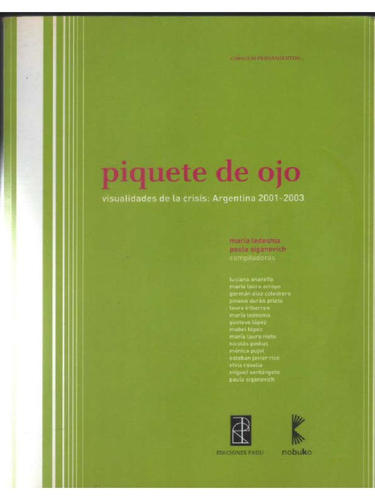 Piquete de Ojo. (LIBRO DIGITALIZADO) - Comprimido | PDF