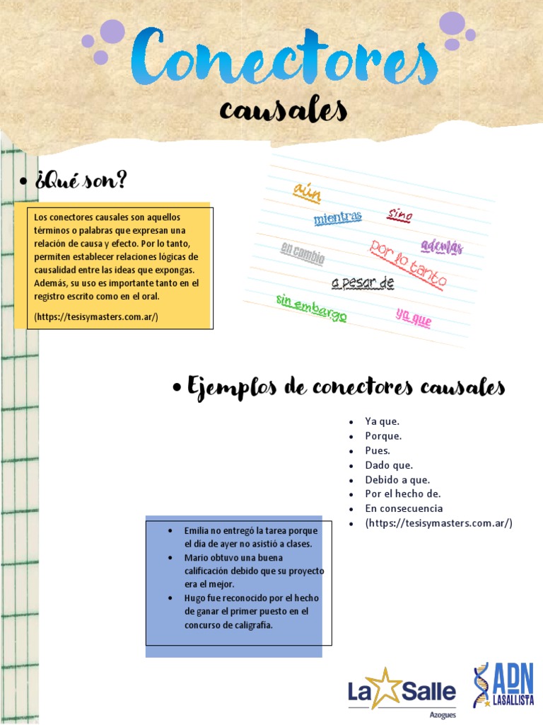 Conectores Causales | PDF