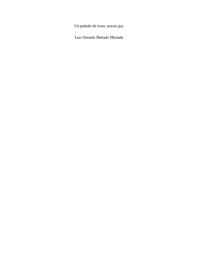 Un Puñado de Rosas | PDF