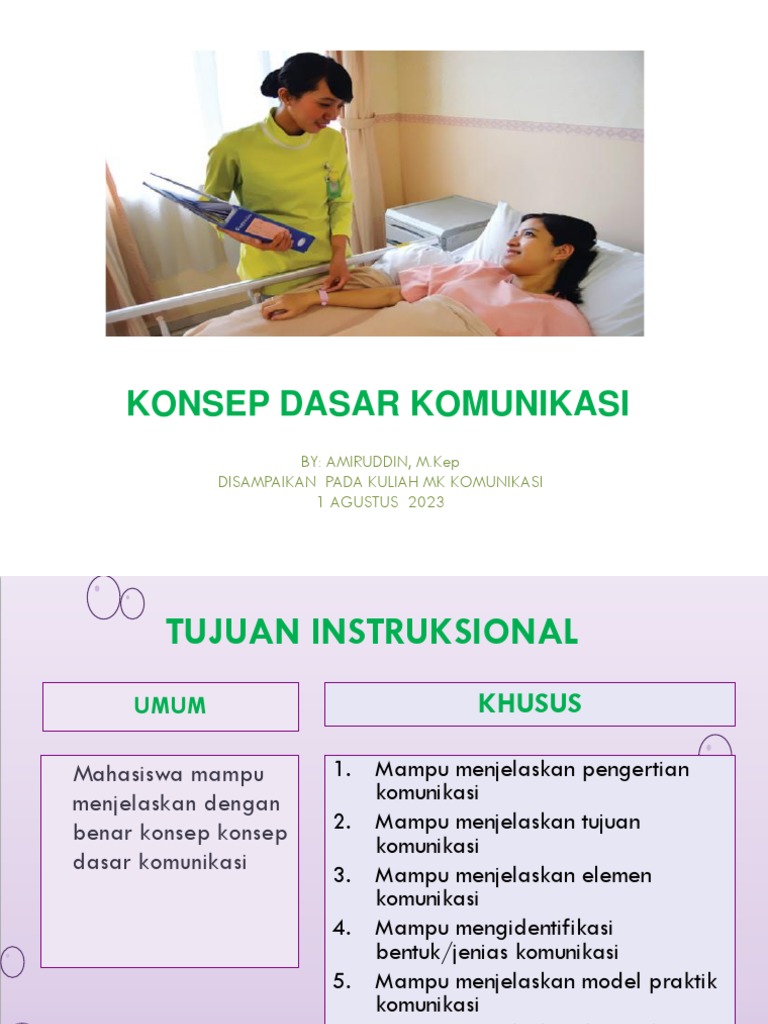 Konsep Dasar Komunikasi Pdf 