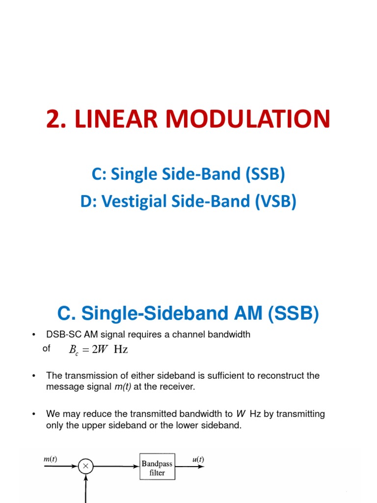 3. SSB and VSB | PDF