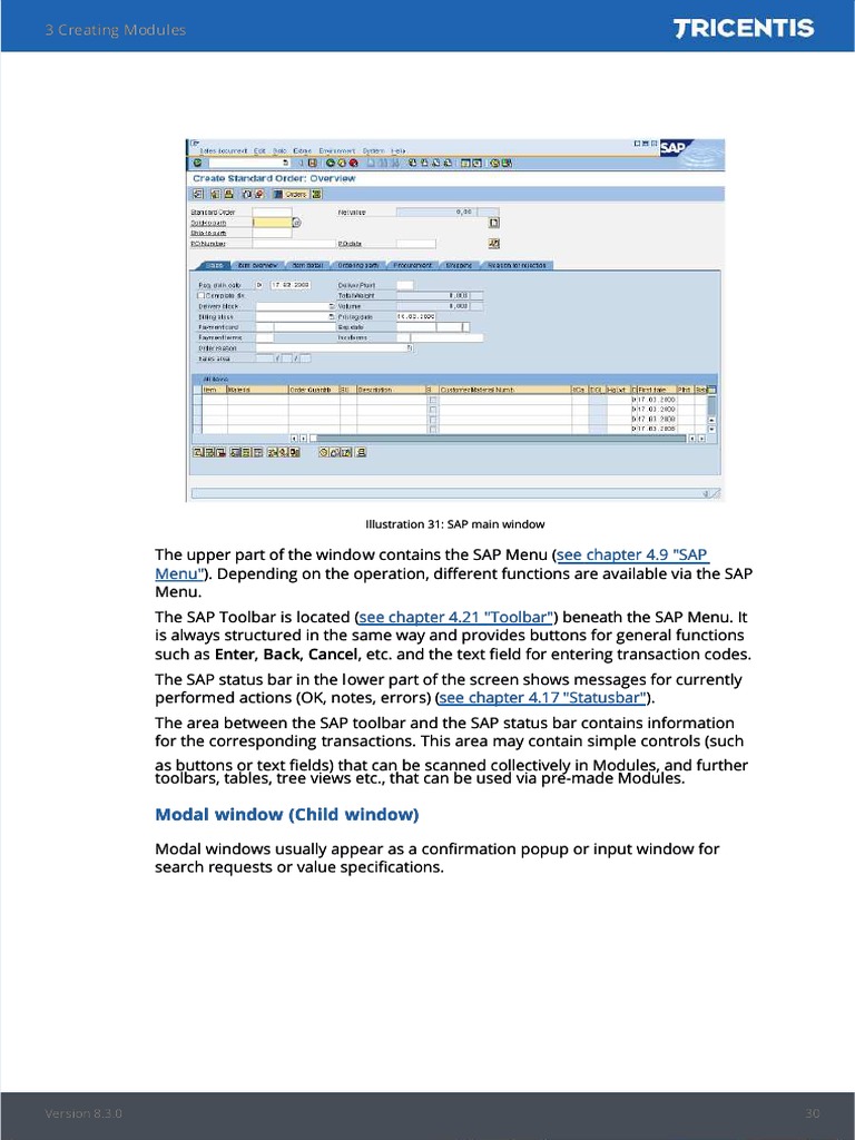 Tosca Sap Engine-30 | PDF