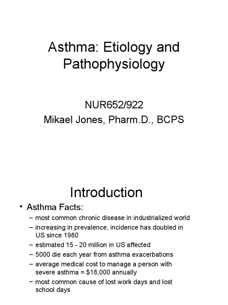 Unit 6 Asthma Overview | PDF