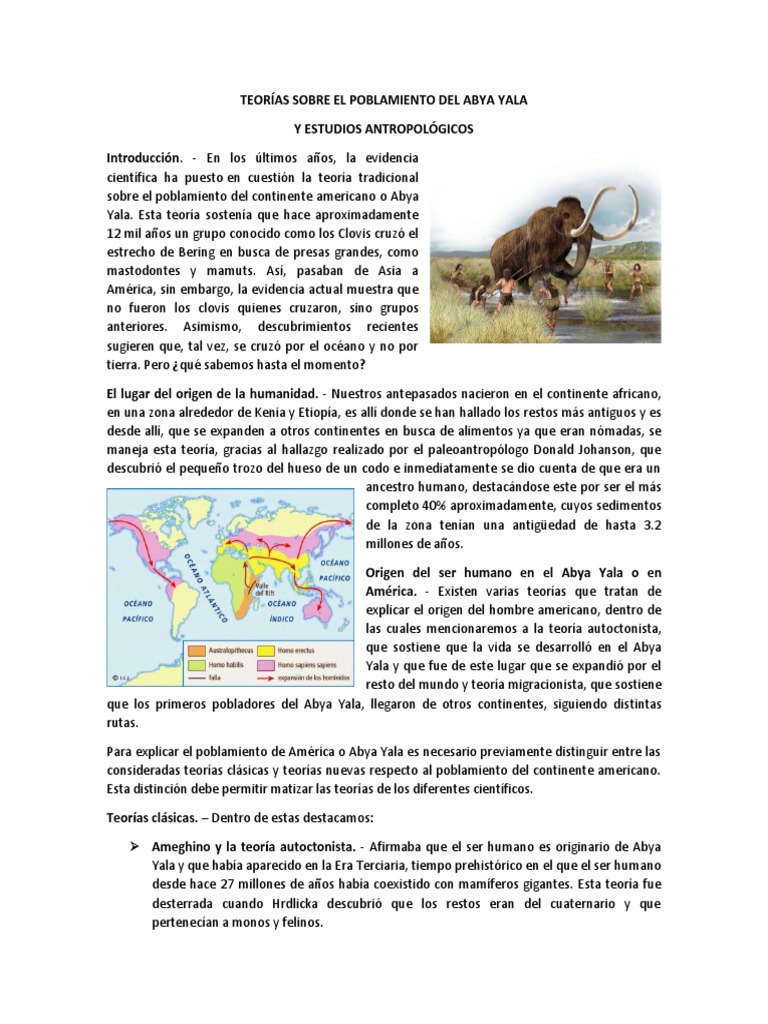 Poblacion Abya Yala | PDF