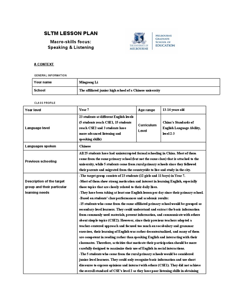Listening Worksheet | PDF