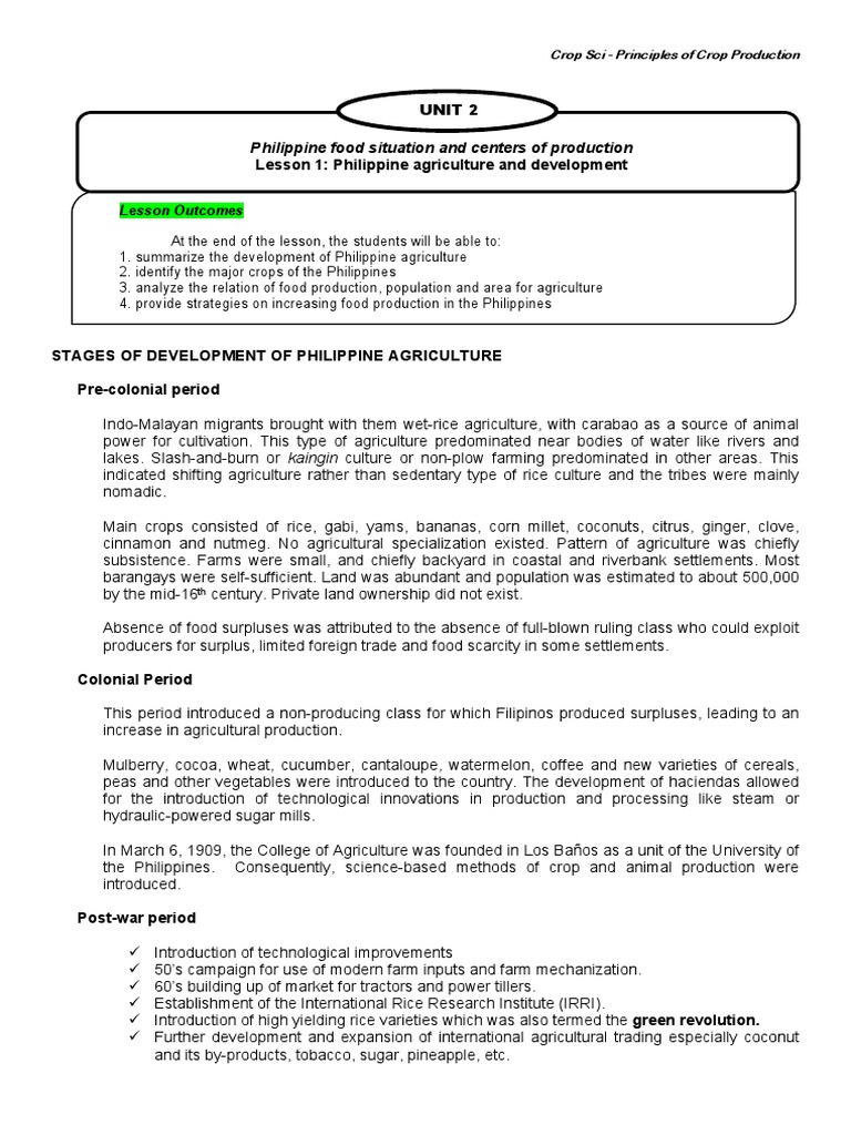 UNIT 2 - Lesson 1 | PDF