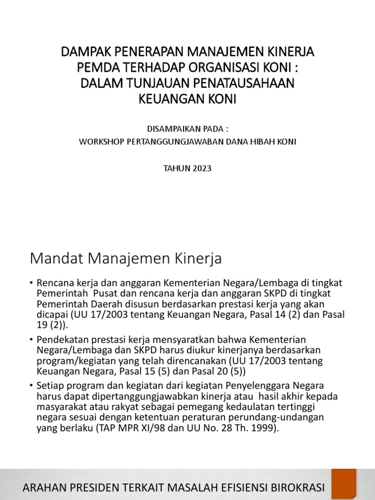 Pengantar Rapat Koni | PDF
