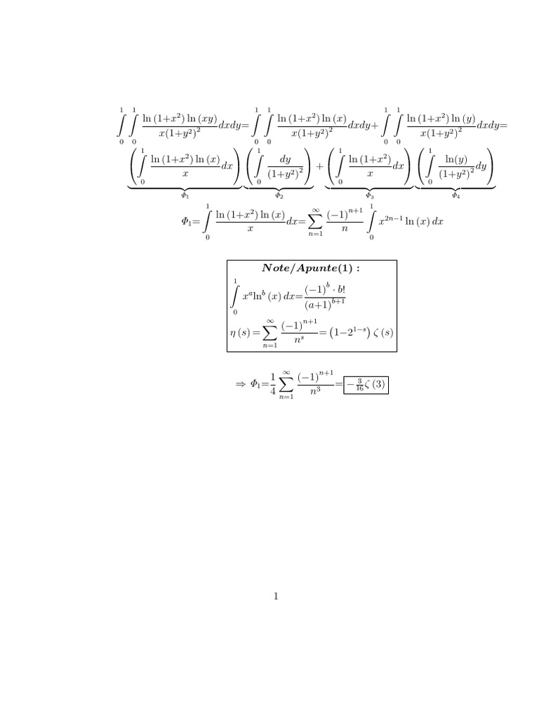 Euler Gompertz Constant Integral | PDF