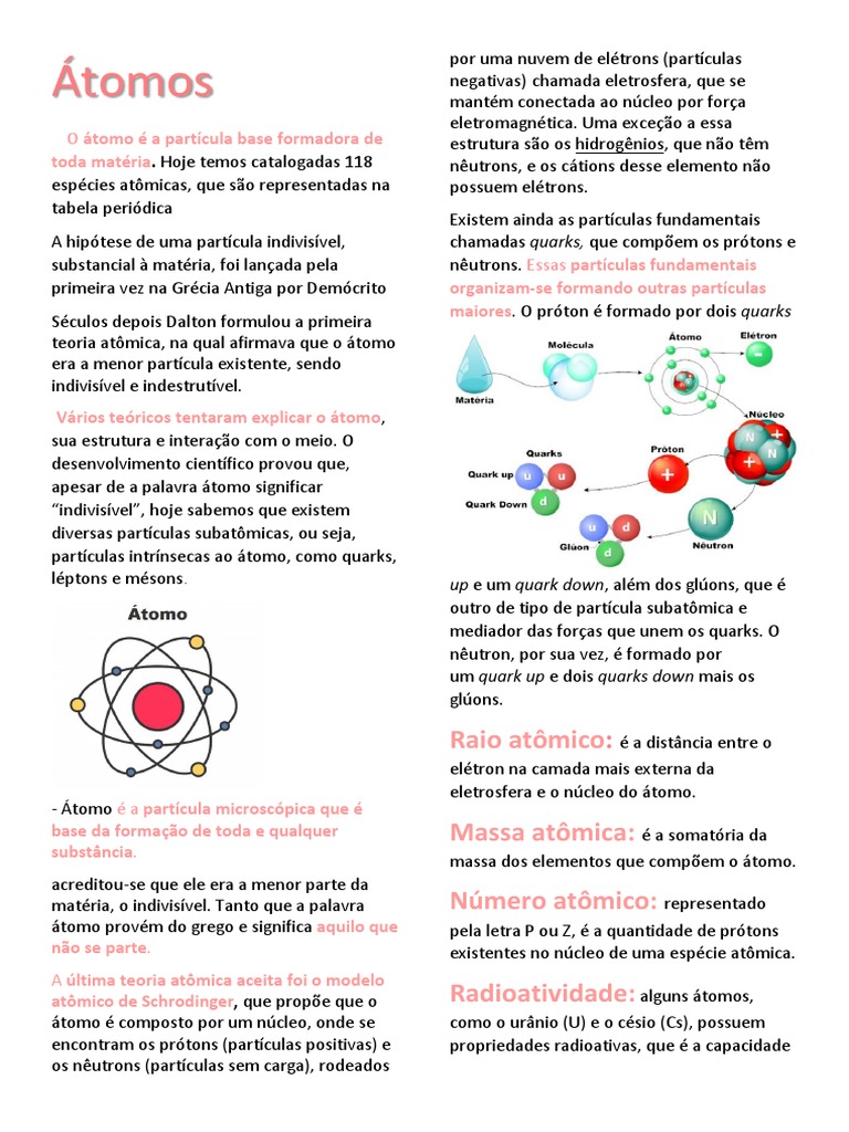 Modelos atômicos | PDF