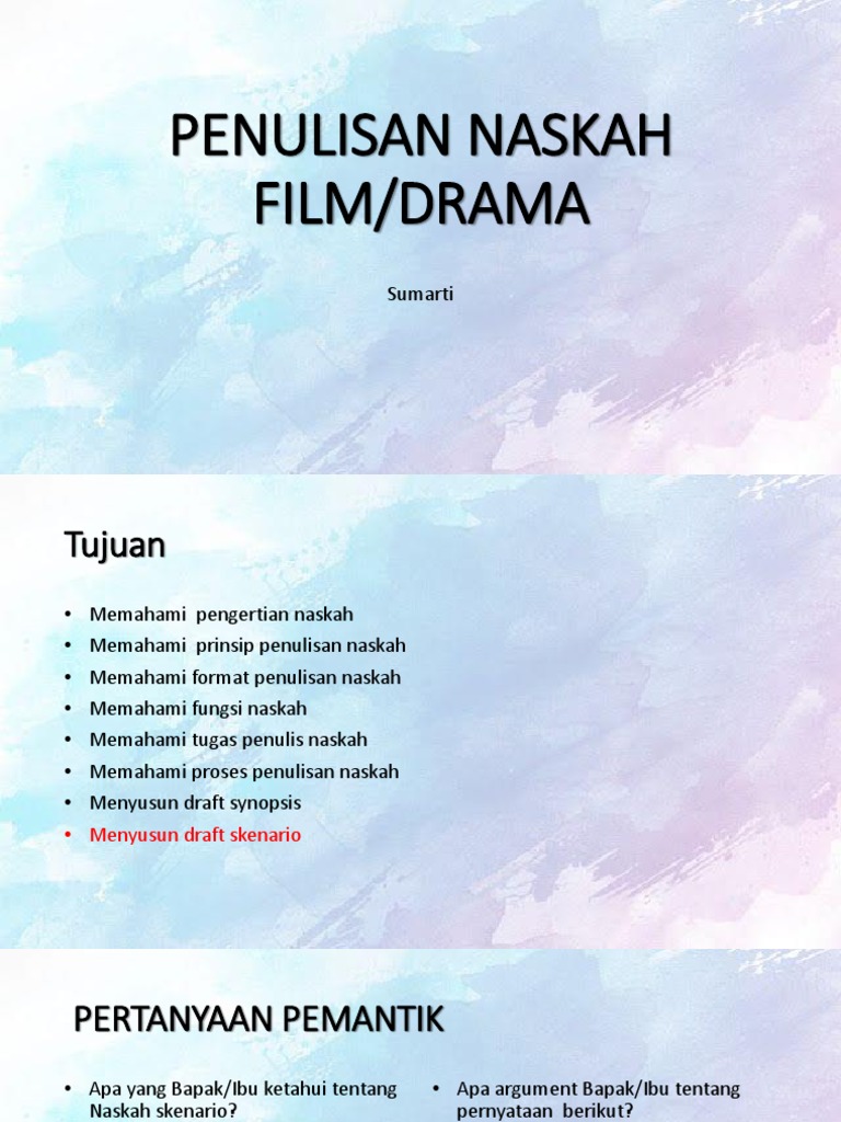 Panduan Penulisan Naskah Film | PDF