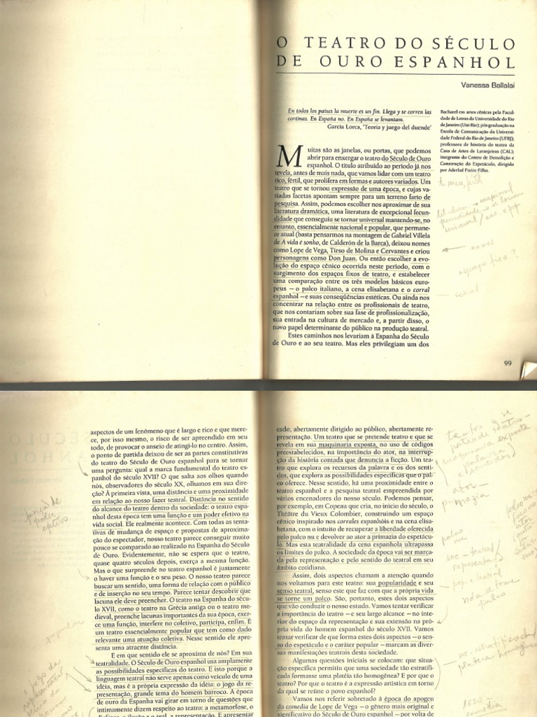 Texto 16 - O SÉCULO DE OURO ESPANHOL | PDF