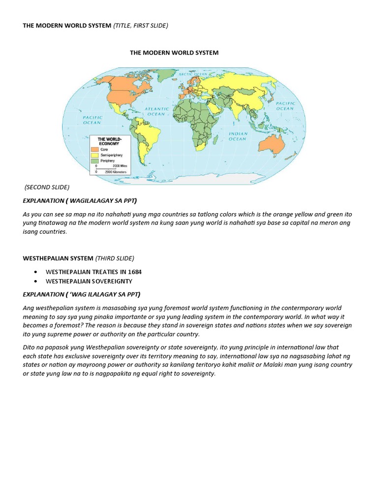 The Modern World System | PDF | Capitalism | Sovereignty