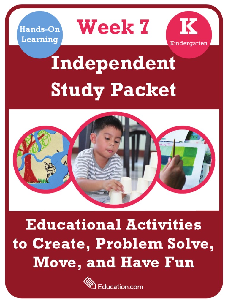 independent-study-packet-kindergarten-week-7 | PDF