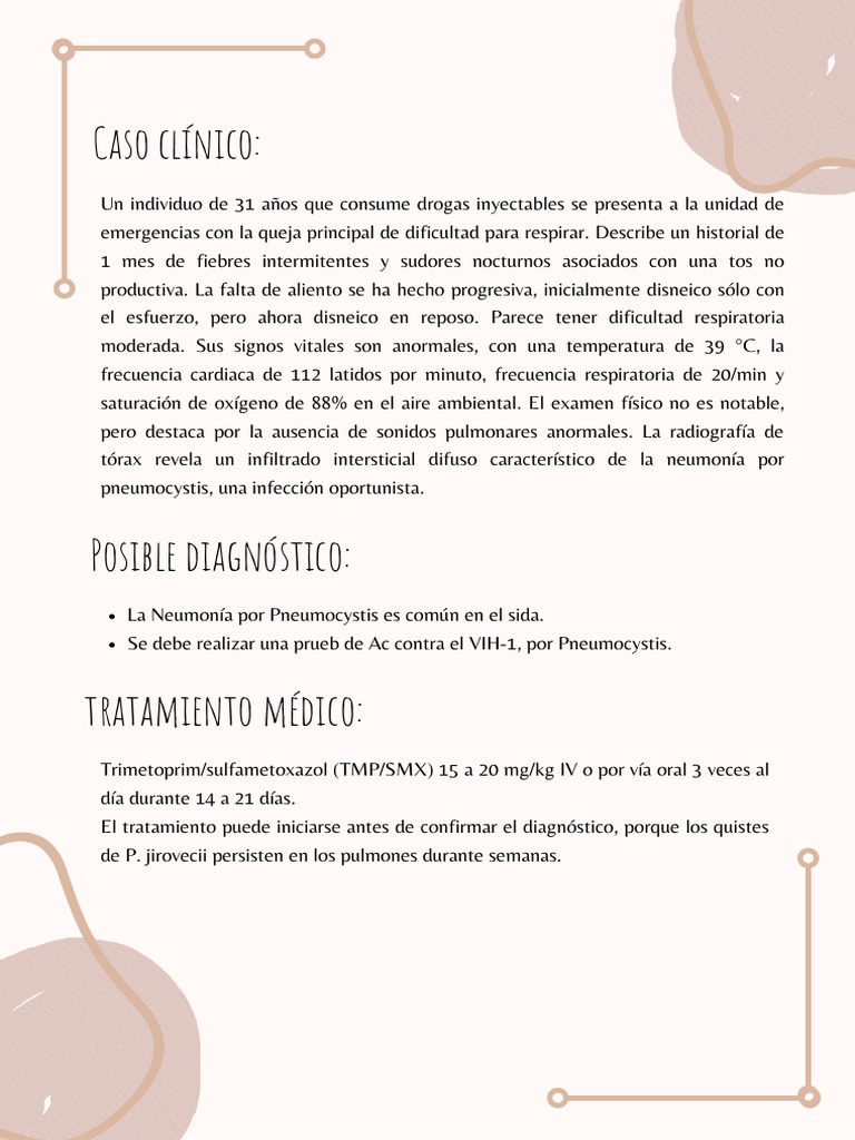 Caso Clínico SIDA | PDF