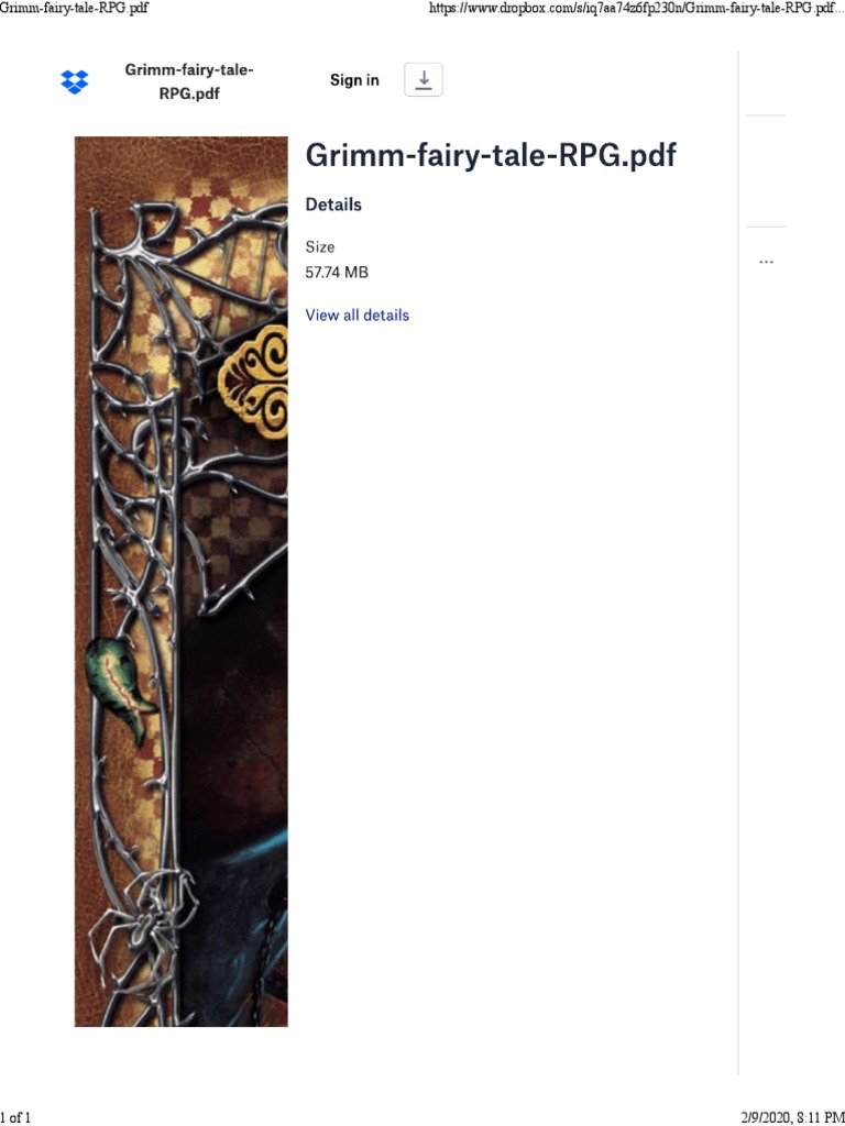 Grimm RPG | PDF
