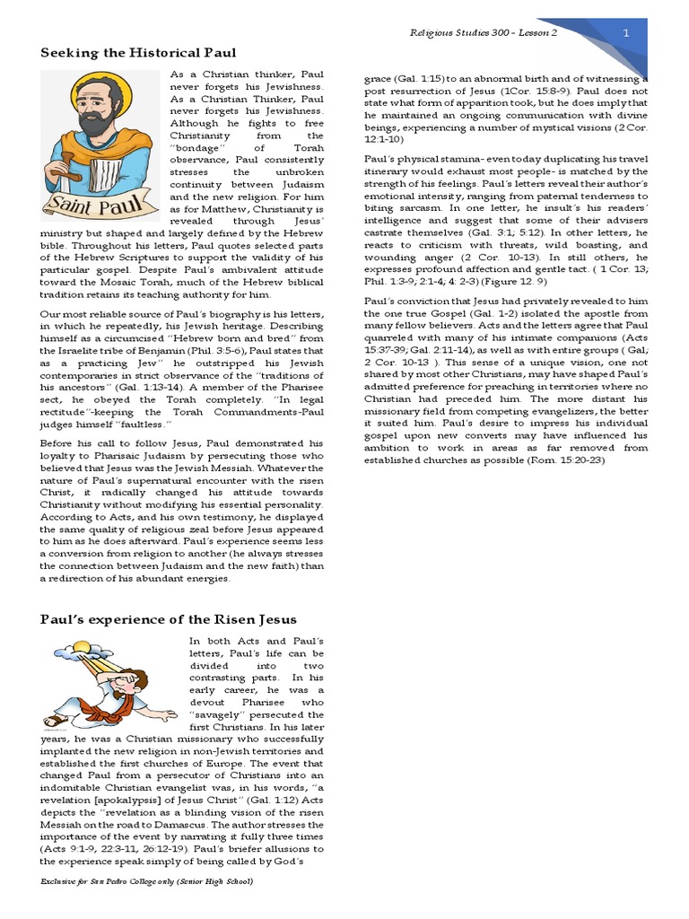 Life of St. Paul | PDF