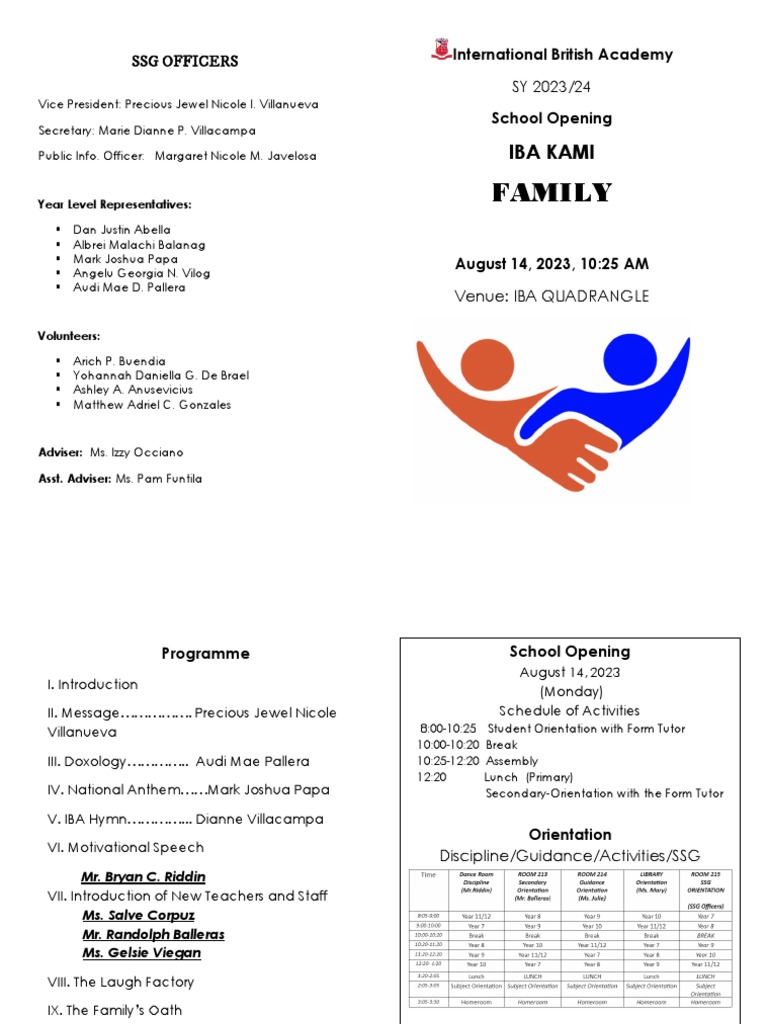 SSG Activity Plan | PDF