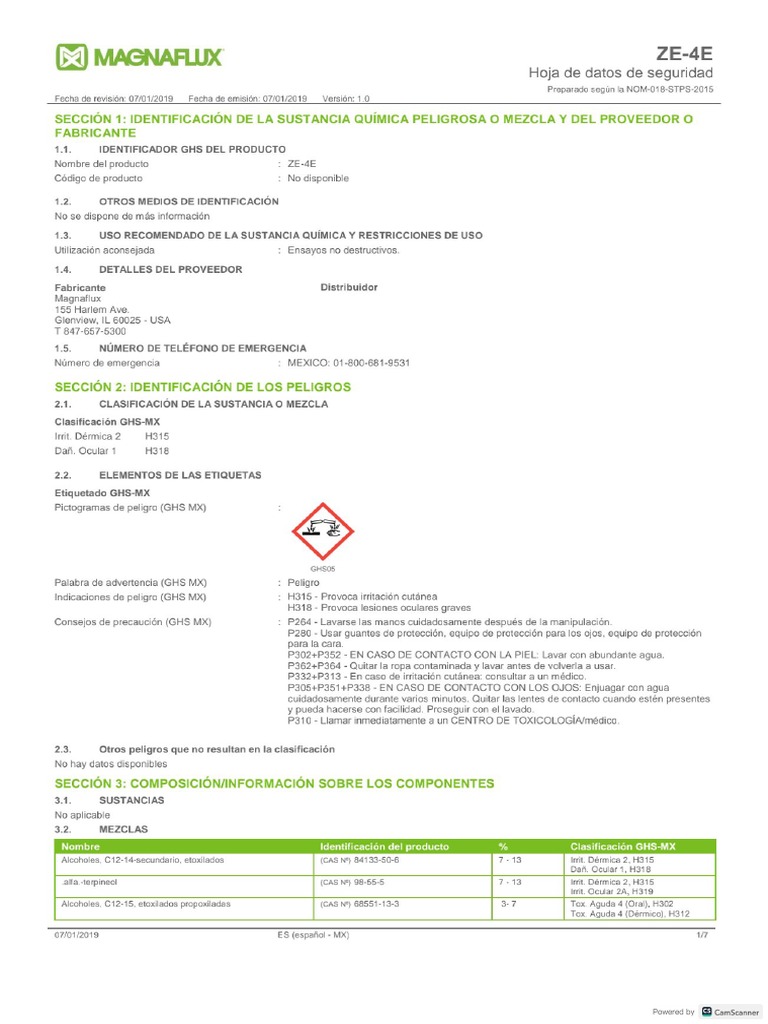 Alcohol Laurico Etoxilado | PDF