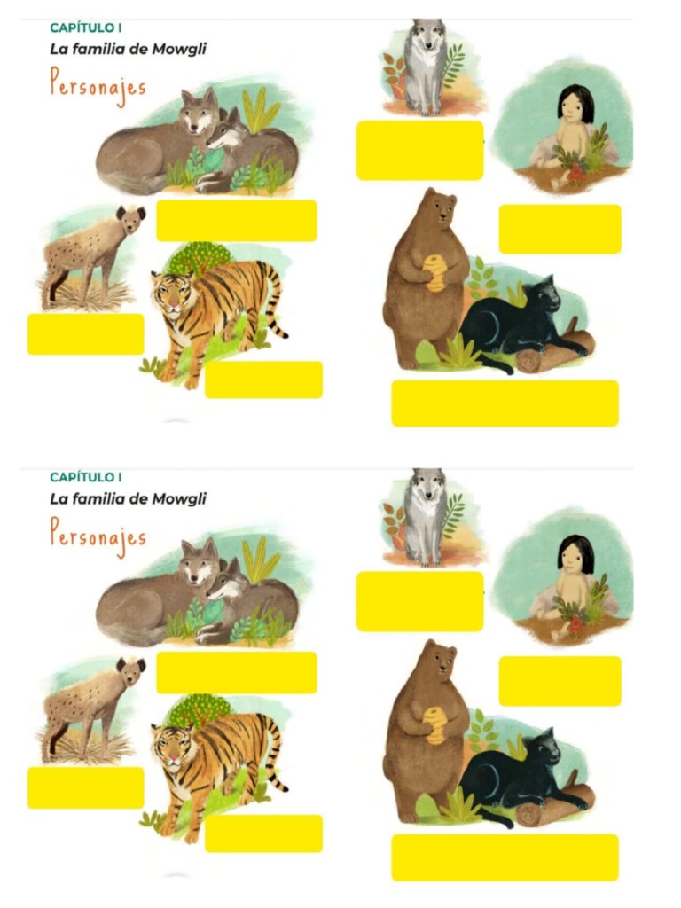 Mowgli Personajes | PDF