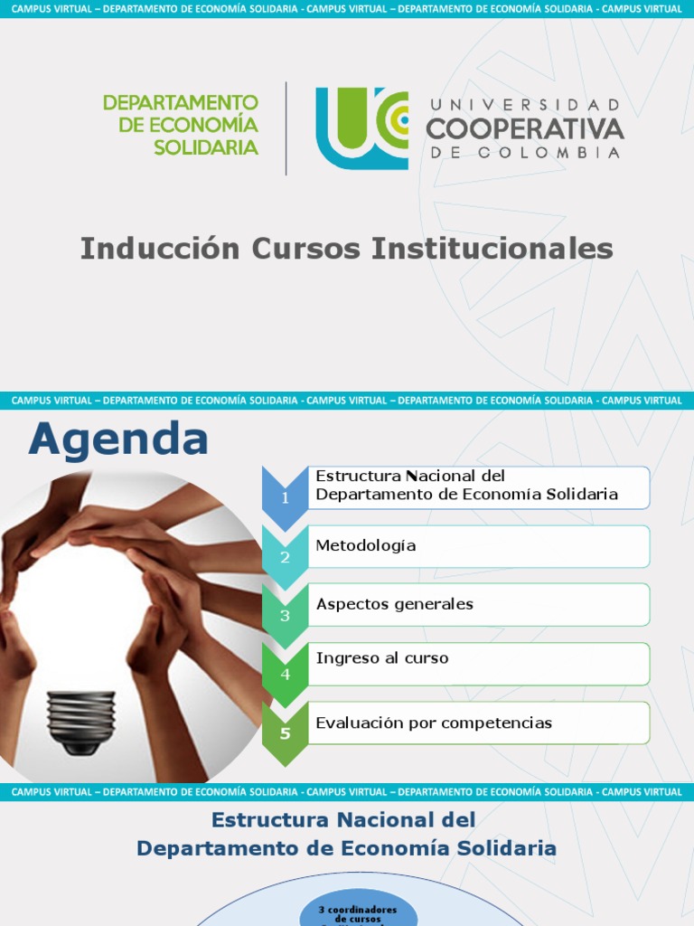 Inducción Curso Institucional Ucc | PDF