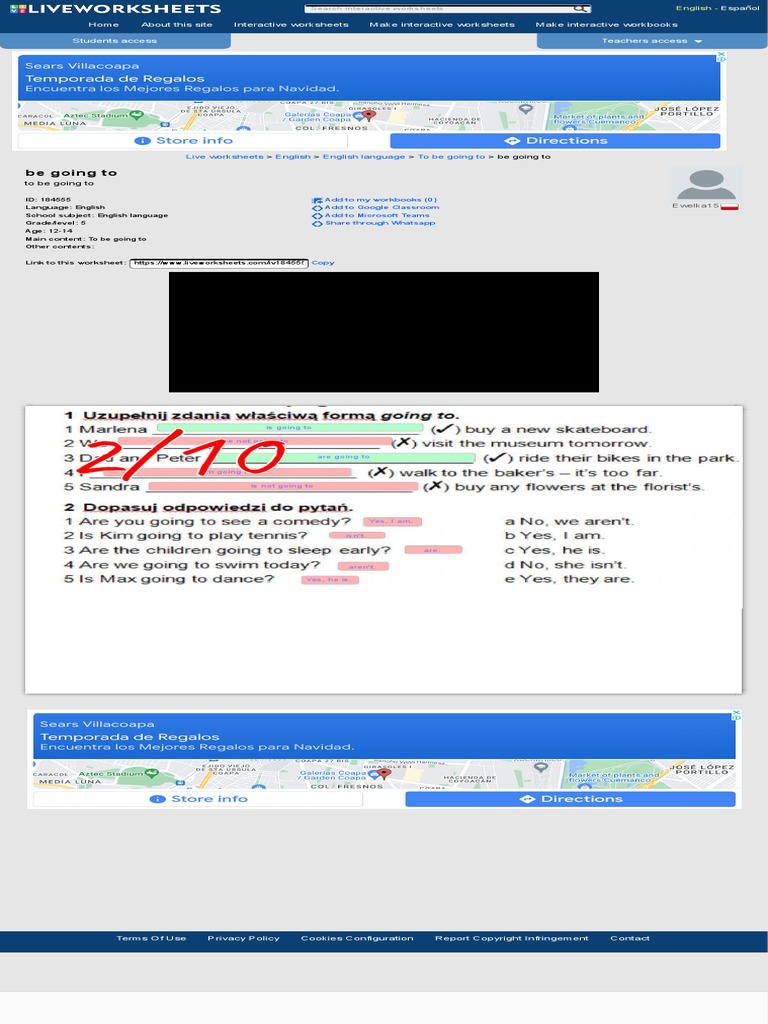 Be Going To Online Activity | PDF