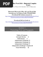 Word Module 4 Assignment Sheet | PDF