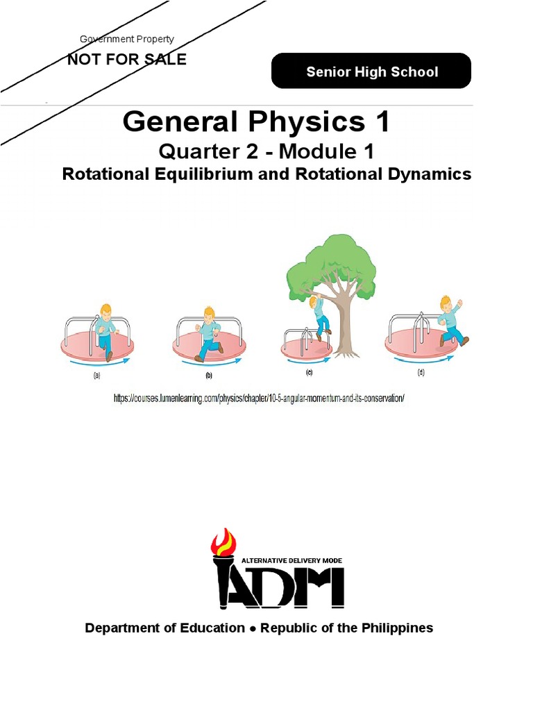 GeneralPhysics1 12 Q2 Mod1 RotationalEquilibriumandRotationalDynamics | PDF | Rotation Around A ...